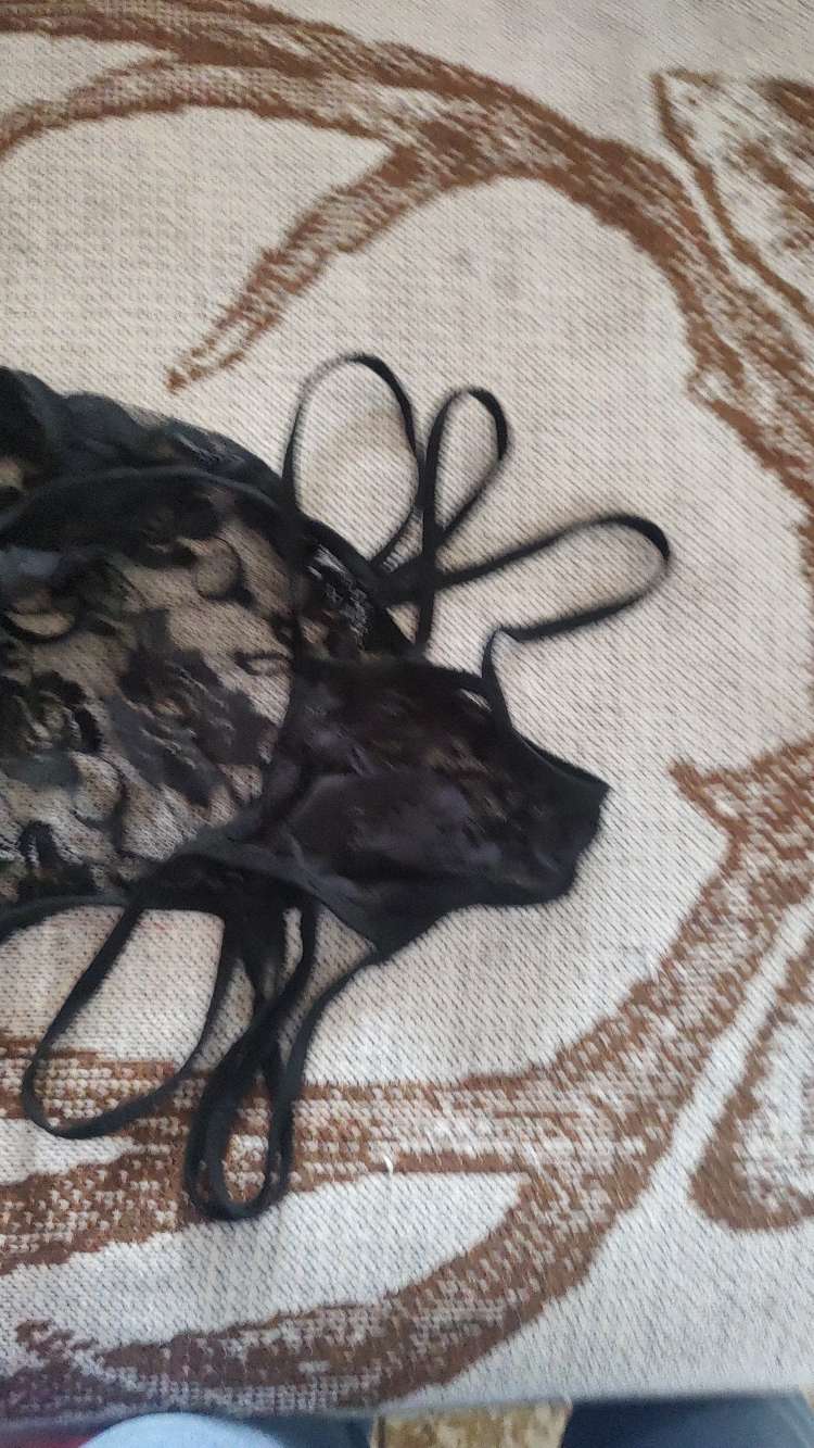 Crochet Lace Sheer Mesh Lace-up Teddy