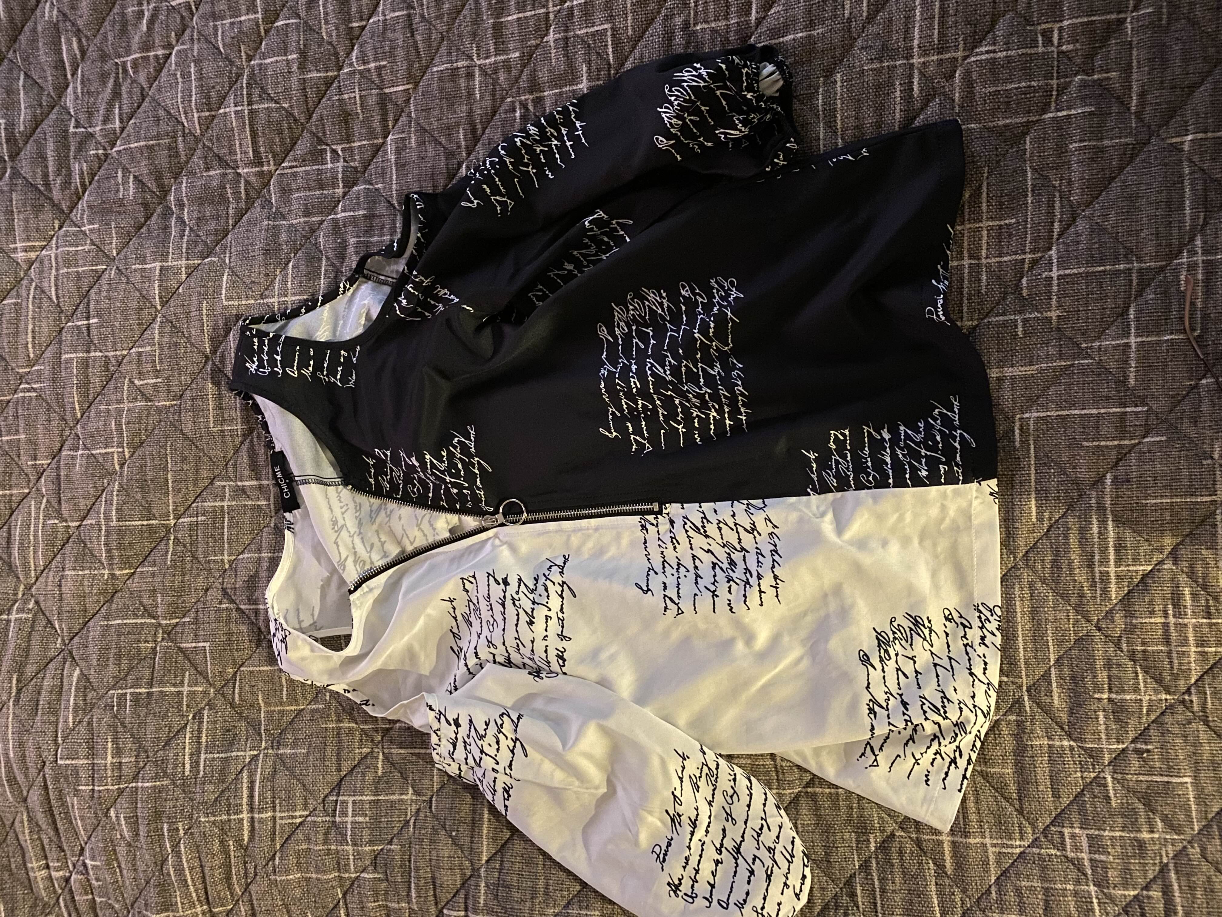 Floral Striped Print Colorblock Shirt