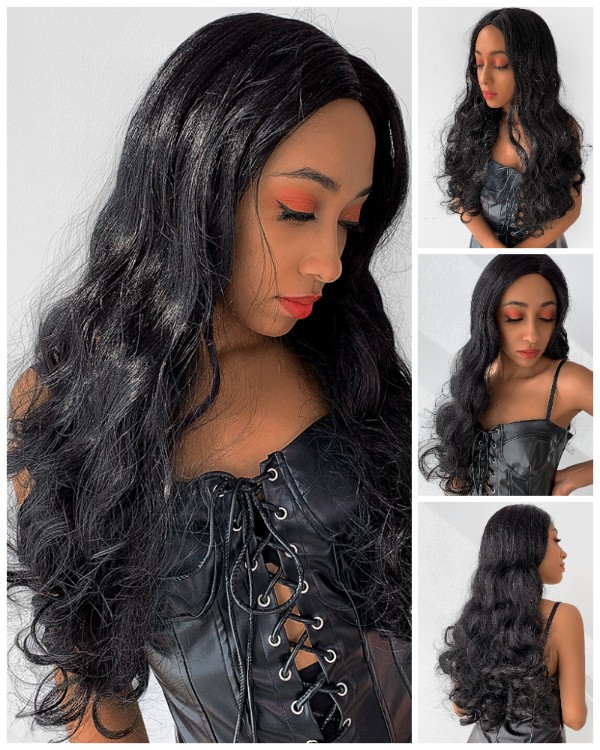 22 Inch Body Wave Human Hair Wigs Lace Front Wigs Swiss Lace 10A Virgin ...